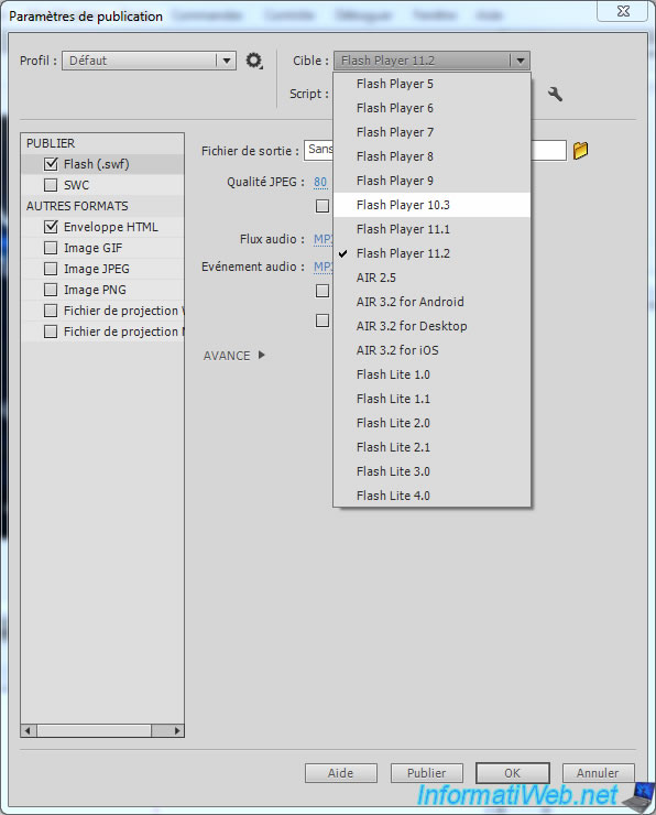 Export A Big Adobe After Effect Animation In Swf Via Adobe Flash Others Tutorials Informatiweb